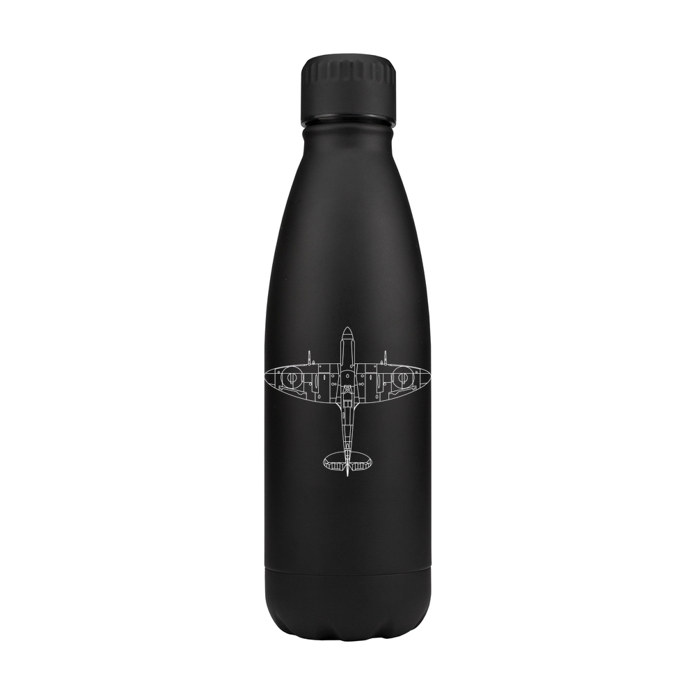 Personalised Spitfire Matte Vacuum Bottle - 500ml - RAF Museum Shop