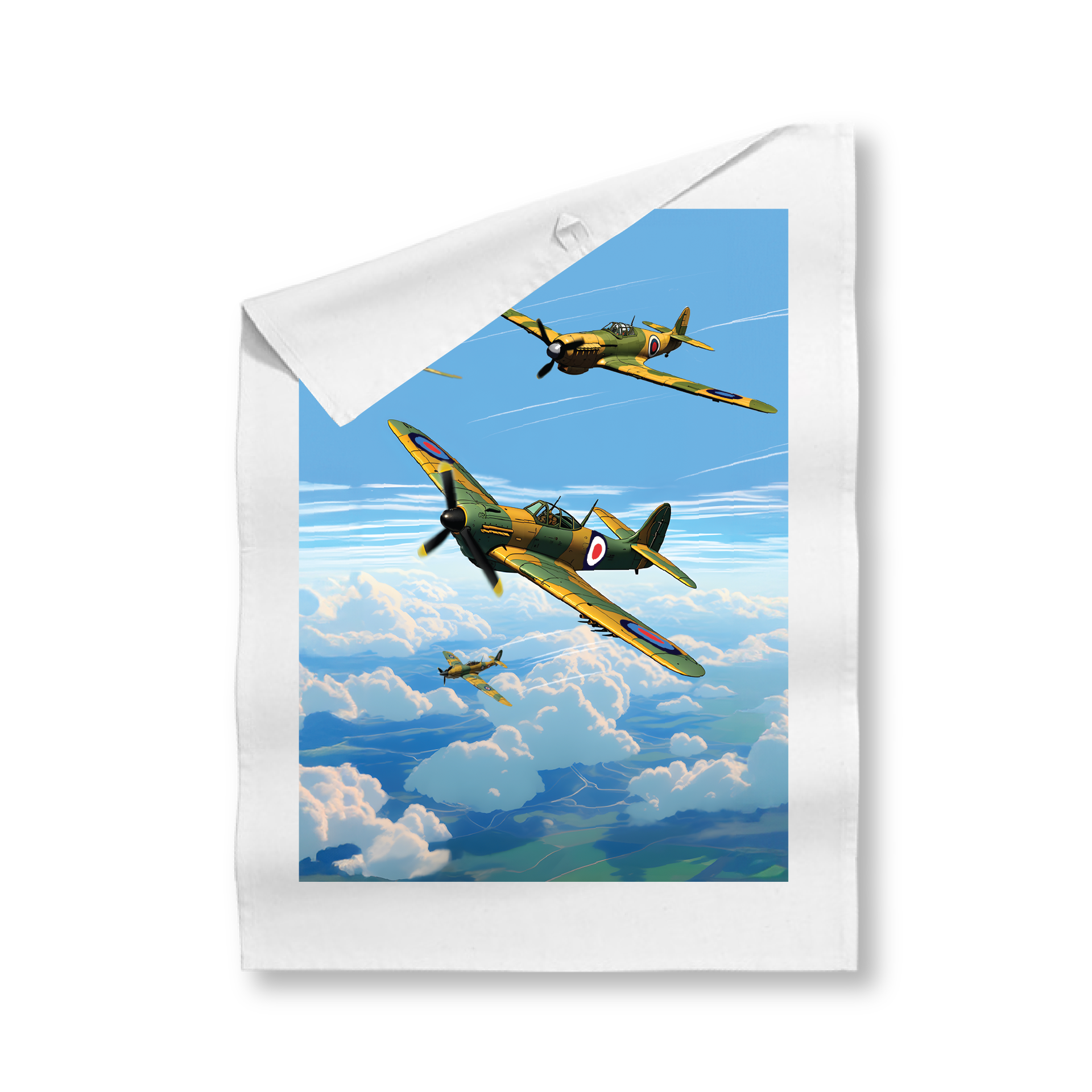 Supermarine Spitfire Tea Towel - RAF Museum